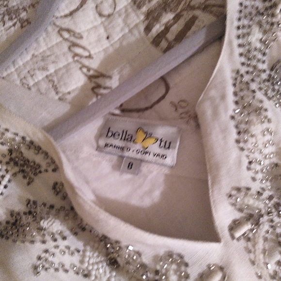 bella tu | Dresses | Bella Tu Canvas Beaded Dress | Poshmark